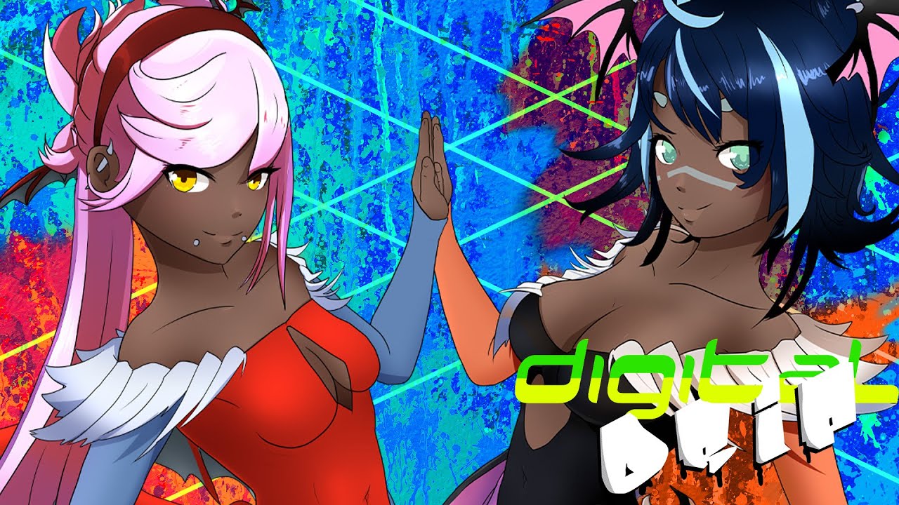 Digital Drip: Morrigan & Lilith From Darkstalkers - YouTube