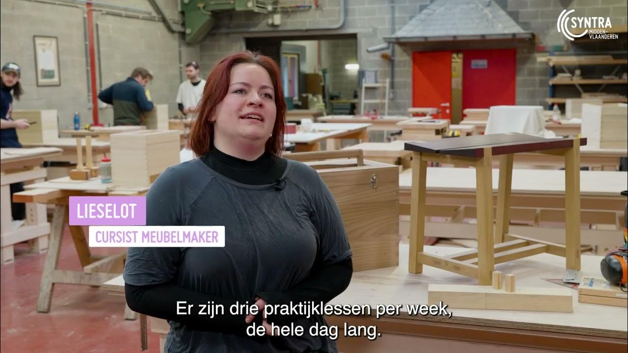 Opleiding Meubelmaker in de Syntra Spotlights - YouTube