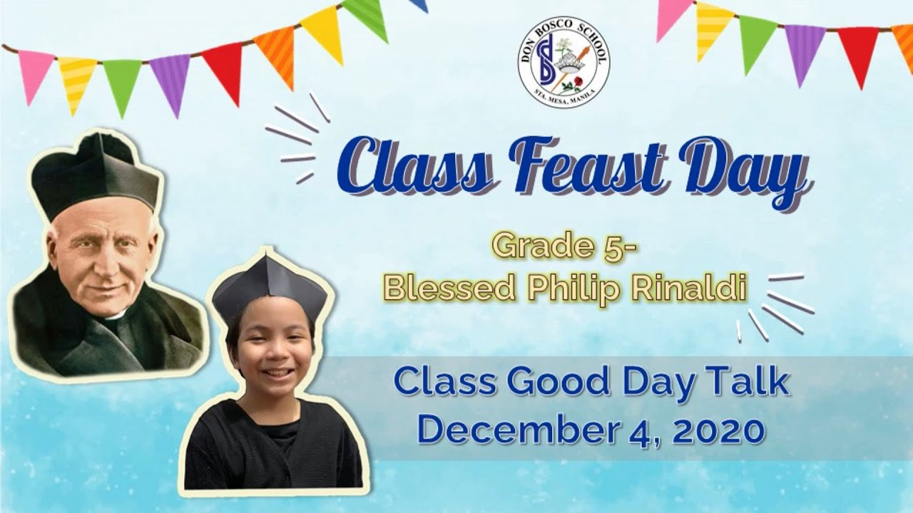 CLASS FEAST DAY - GRADE 5 BLESSED PHILIP RINALDI - YouTube