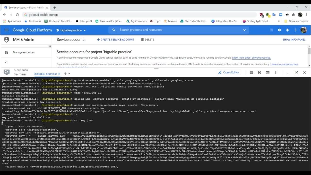 19. Cloud bigtable - Práctica / configuración - YouTube