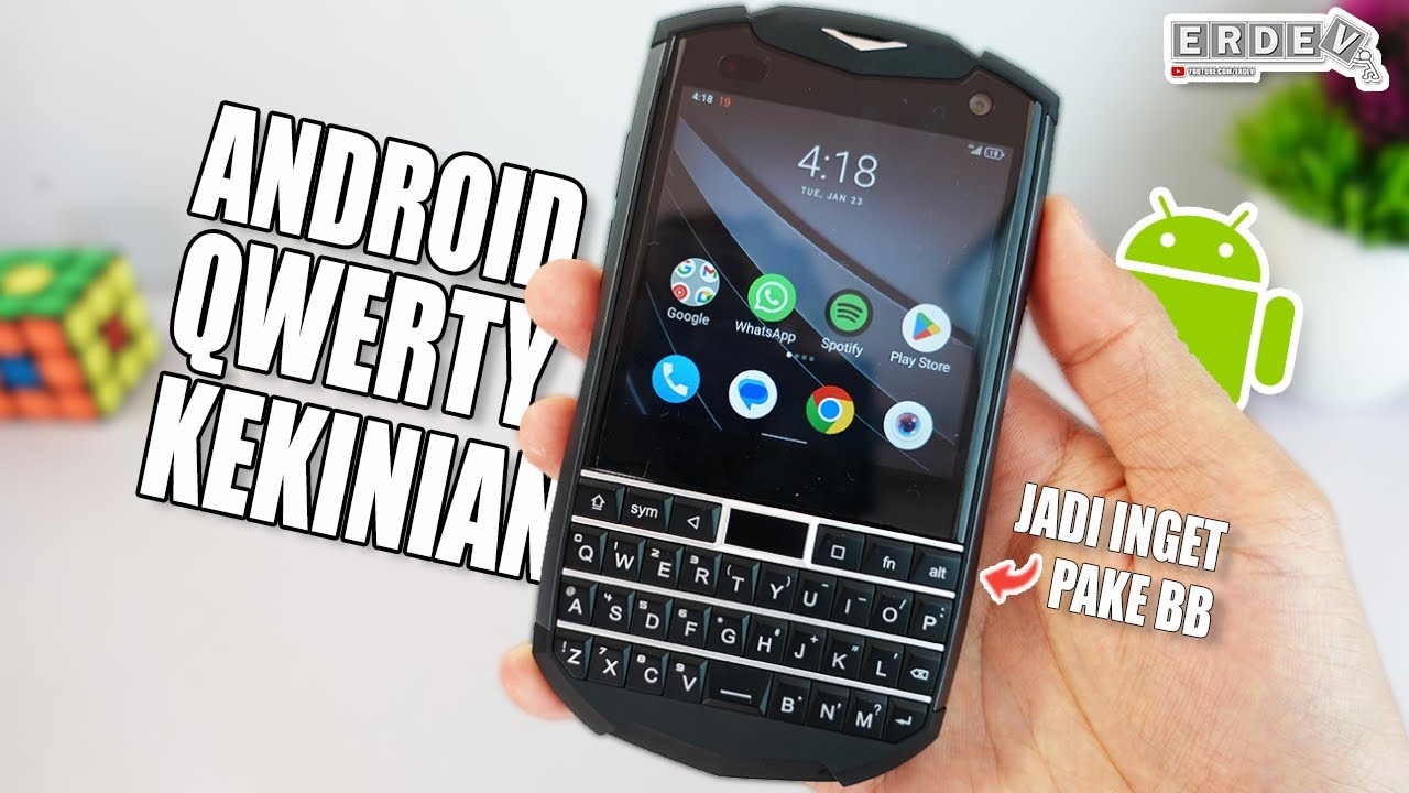 HP ANDROID PAKE KEYPAD FISIK QWERTY & BANYAK FITUR UNIK! - Unboxing ...