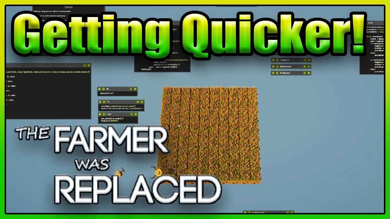 Faster Than Ever Before! - The Farmer Was Replaced - Episode 10 - YouTube