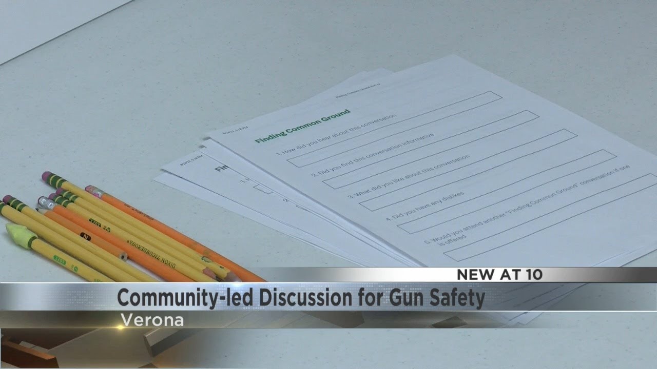 Finding Common Ground: A gun safety conversation led by two people on opposite sides of the ...