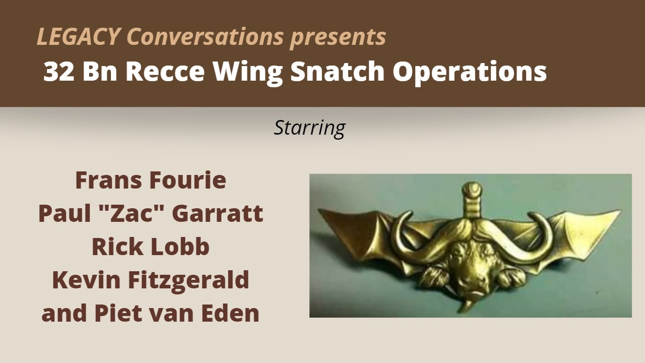 Legacy Conversations - 32 Bn Recce Wing Snatch Operations - YouTube