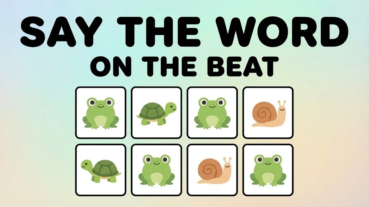 Say the Word on the Beat Challenge - 3 | New Animal Version - YouTube