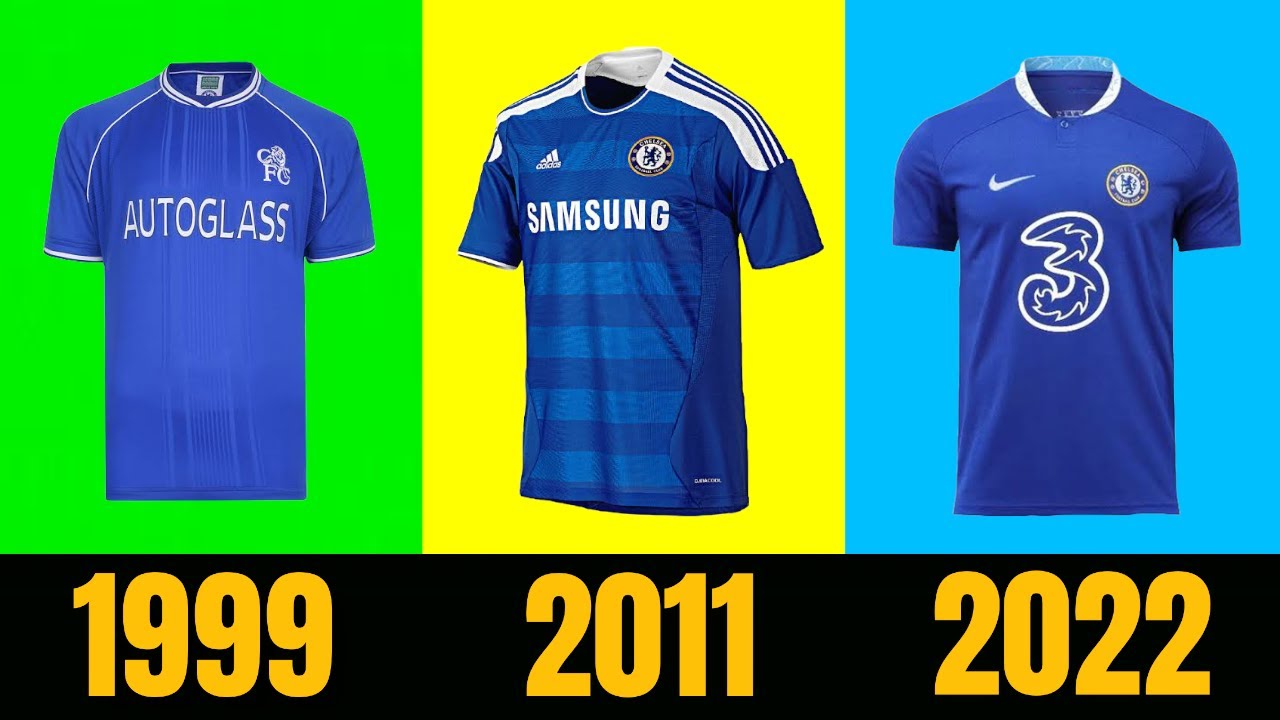 The Evolution Of Chelsea Home Kit, Jersey Chelsea Terbaik Dari Masa Ke ...