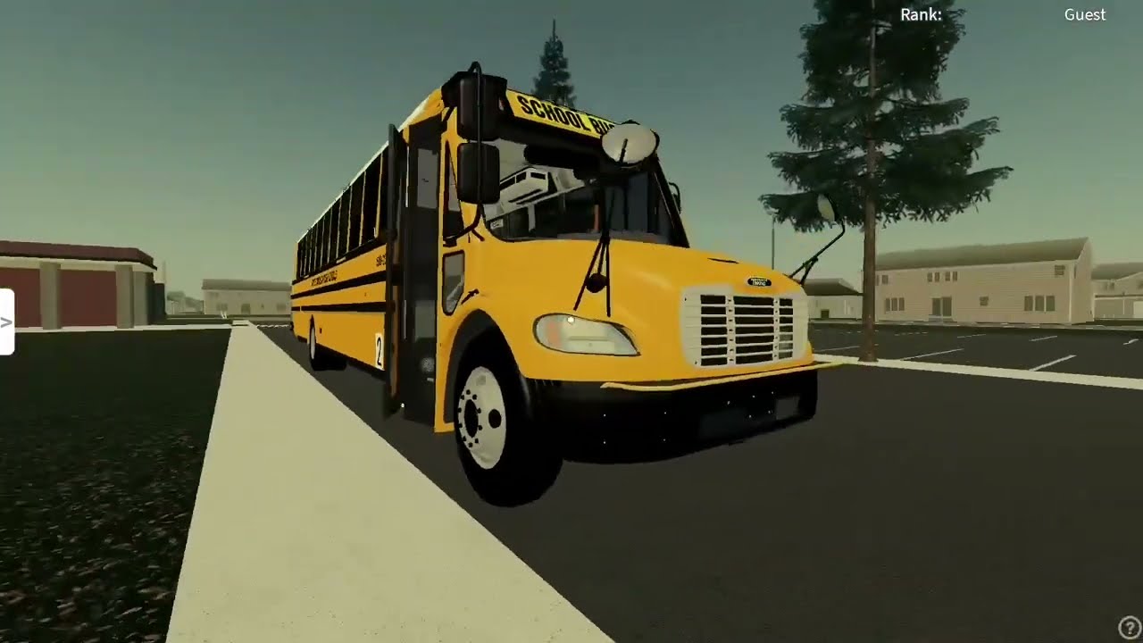 2021 Thomas C2 School bus Ride Along - YouTube