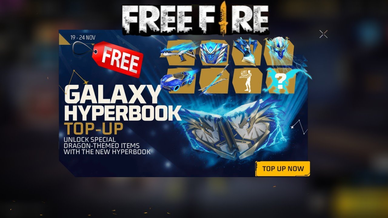 Galaxy HYPERBOOK Top Up Event Free fire | Kitna Diamond Lagega | ff new ...