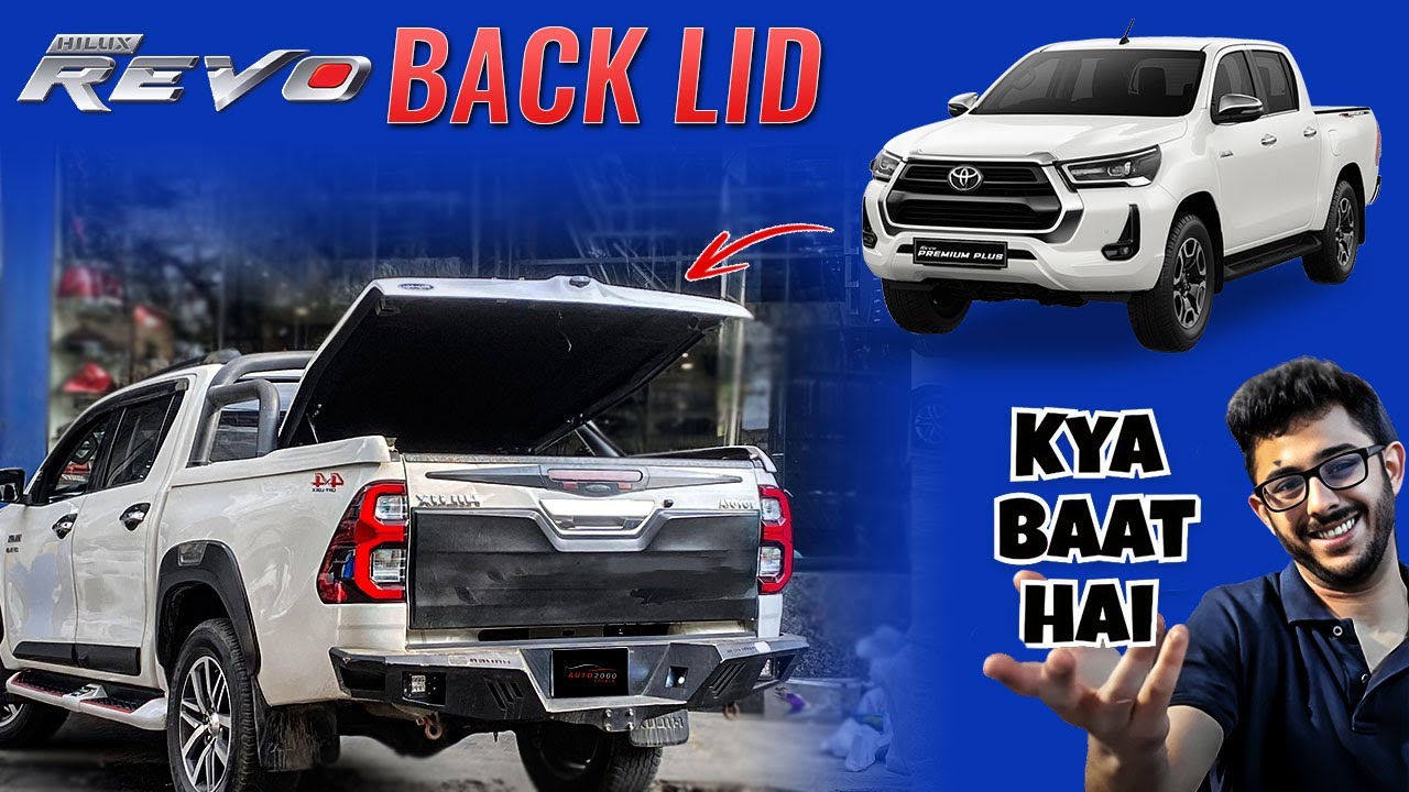 Toyota Hilux Revo Trunk Lid With Anti Roll Bar | WaterProof 🔥🔥 ...