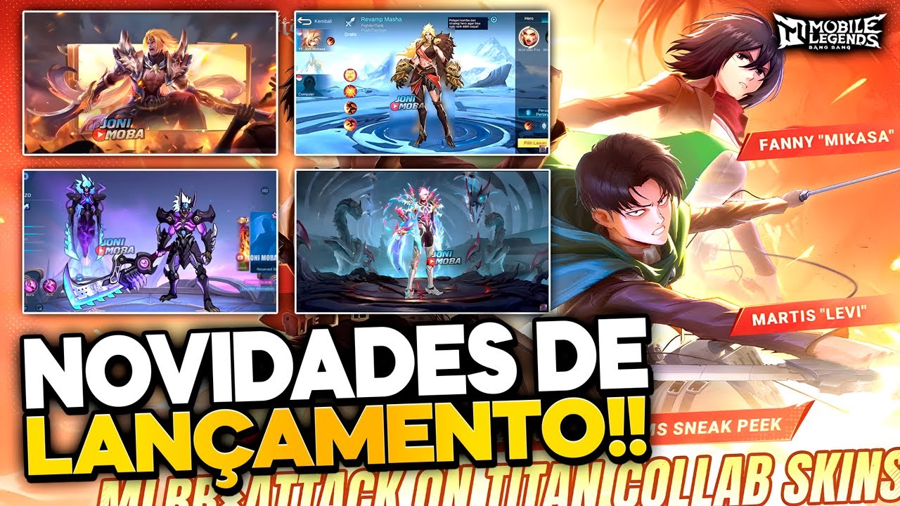 NOVIDADES! Evento ATTACK ON TITAN Voltando! Revamp da Masha! Mobile ...