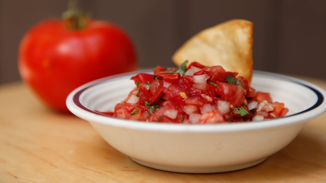 FRESH PICO DE GALLO SALSA RECIPE - YouTube
