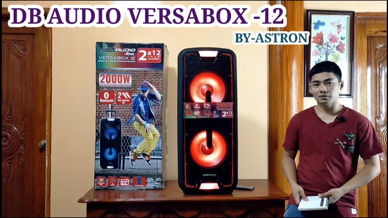 DB AUDIO VERSABOX -12 PORTABLE MOBILE TROLLEY BLUETOOTH SPEAKER ...