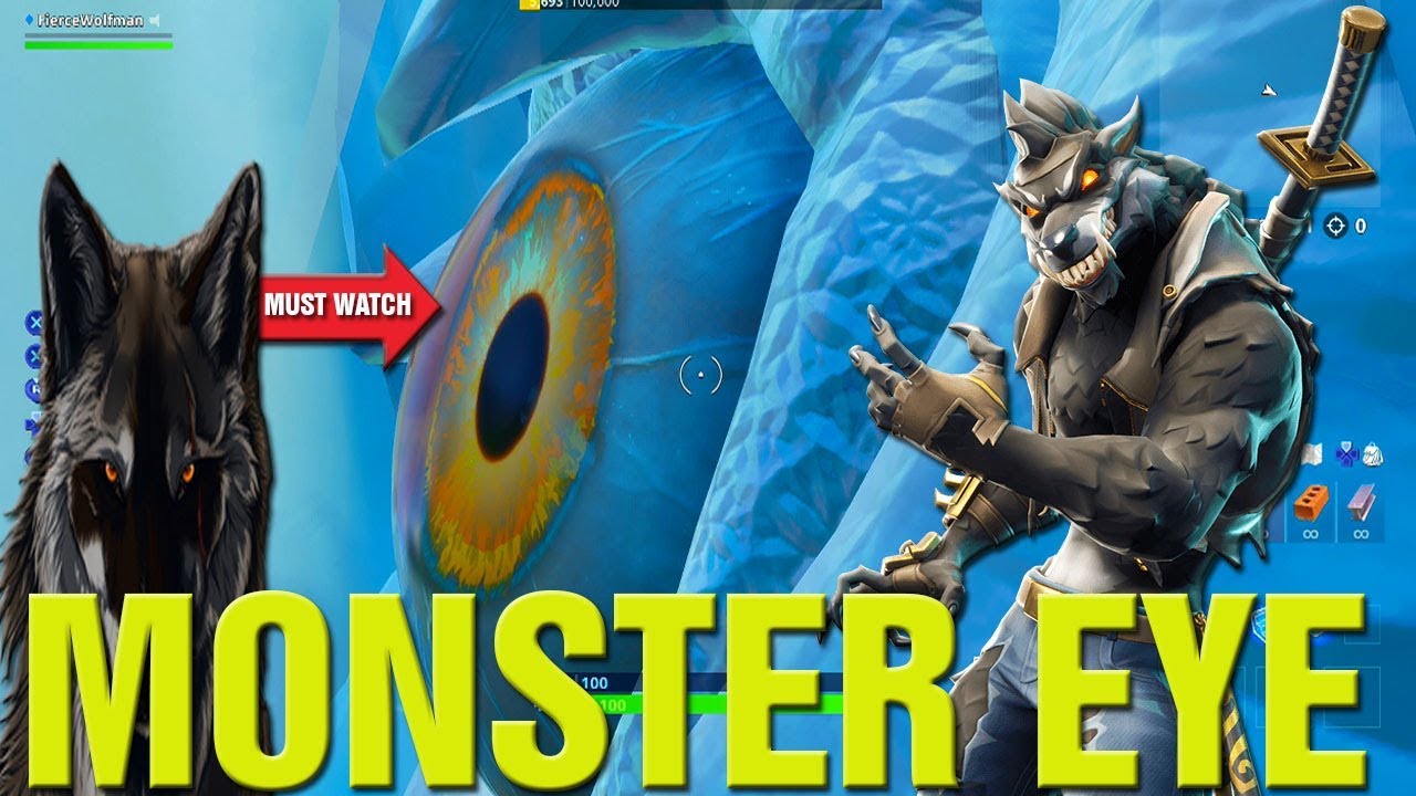 Fortnite INSIDE Monster Eye LIVE! *NEW* POLAR PEAK CRACKING EVENT ...
