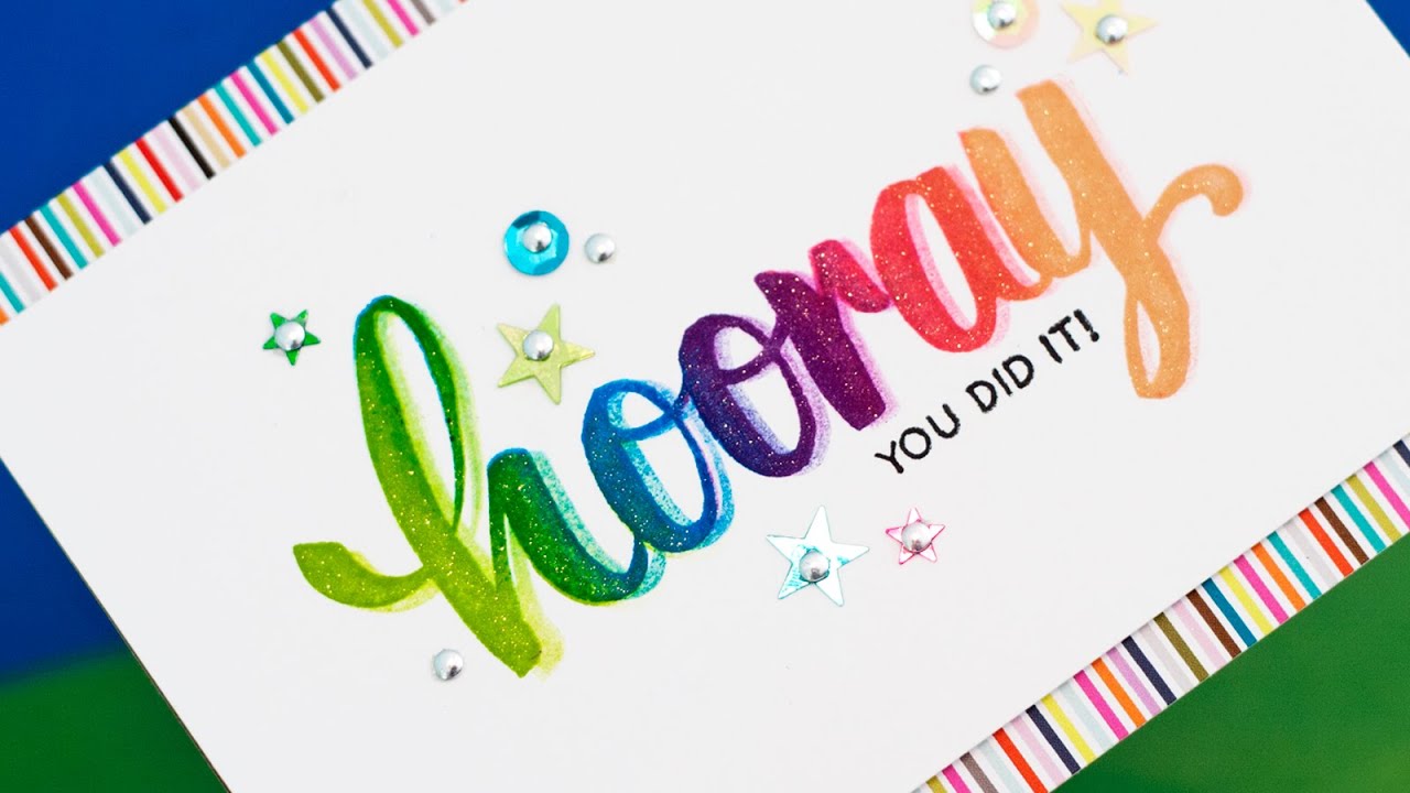 Stamping Shadows + New Color Theory Inks - YouTube