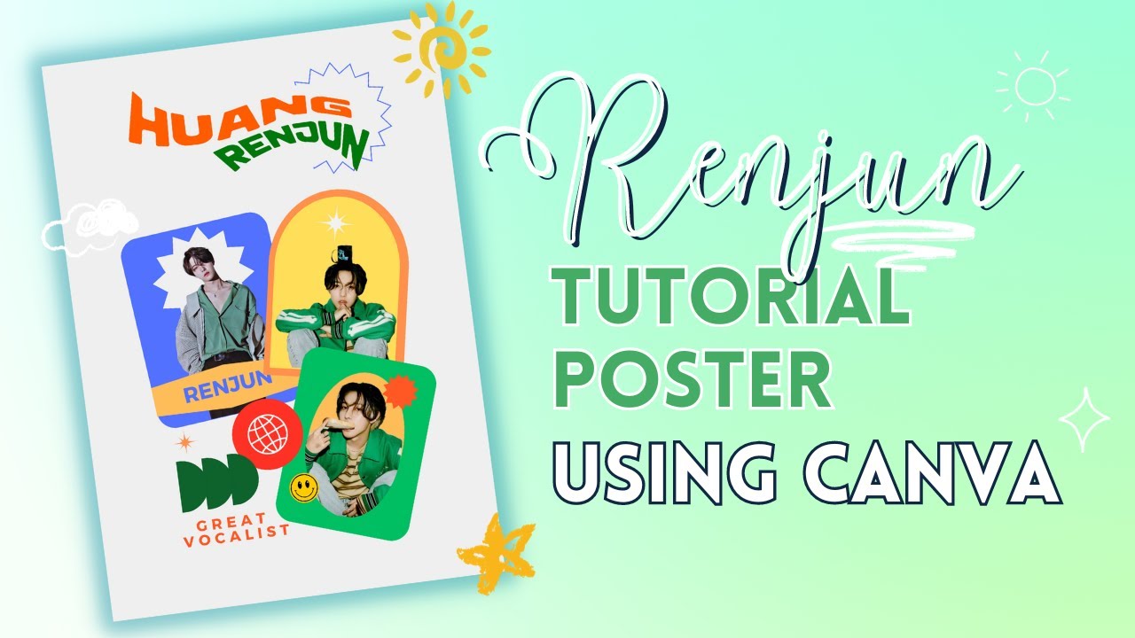 NCT Dream Renjun | KPOP Aesthetic Poster | KPOP Fanart Poster Canva ...