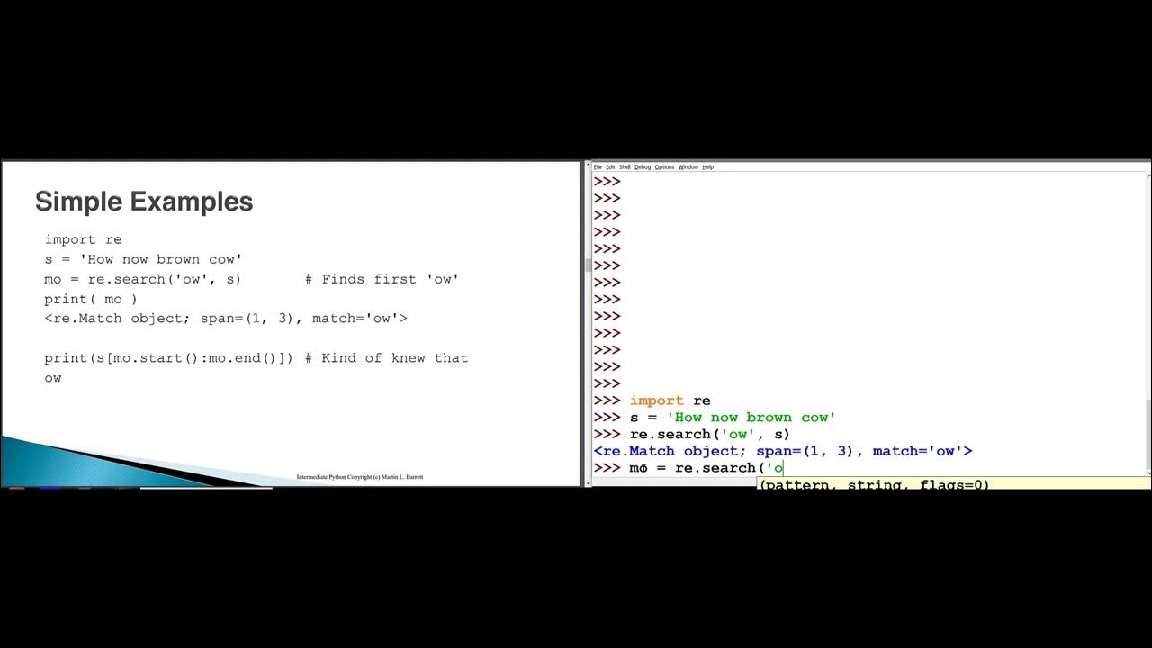 Intermediate Python A3 2022 Week 5 Lecture 2 - YouTube