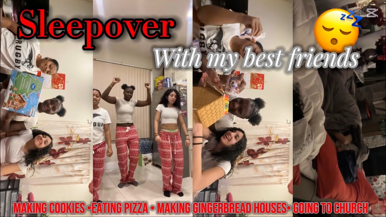 Sleepover with My Best Friends 🤍 - YouTube