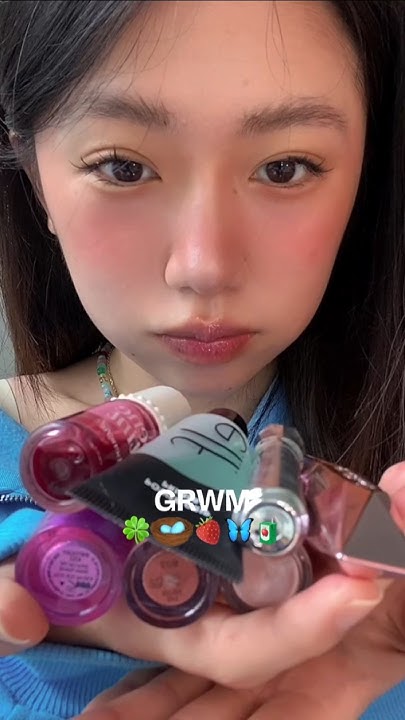 A SIMPLE QUICK GRWM! 🤍💖 #grwm #makeuptutorial #makeup #tutorial #minimalmakeup #beauty #kbeauty ...