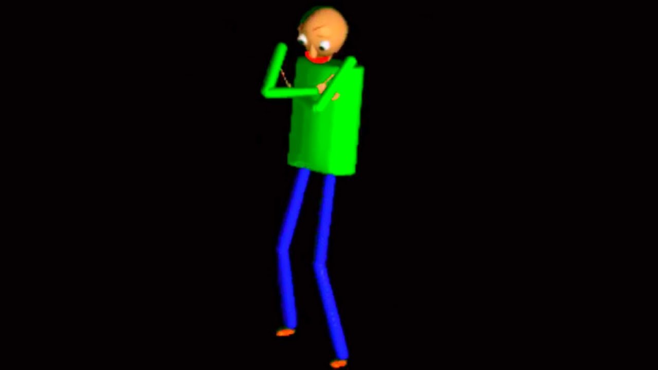 Baldi's default dance but at 2fps - YouTube