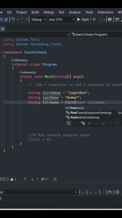 How To Add A Variable To Another In Csharp C Tutorial Variables