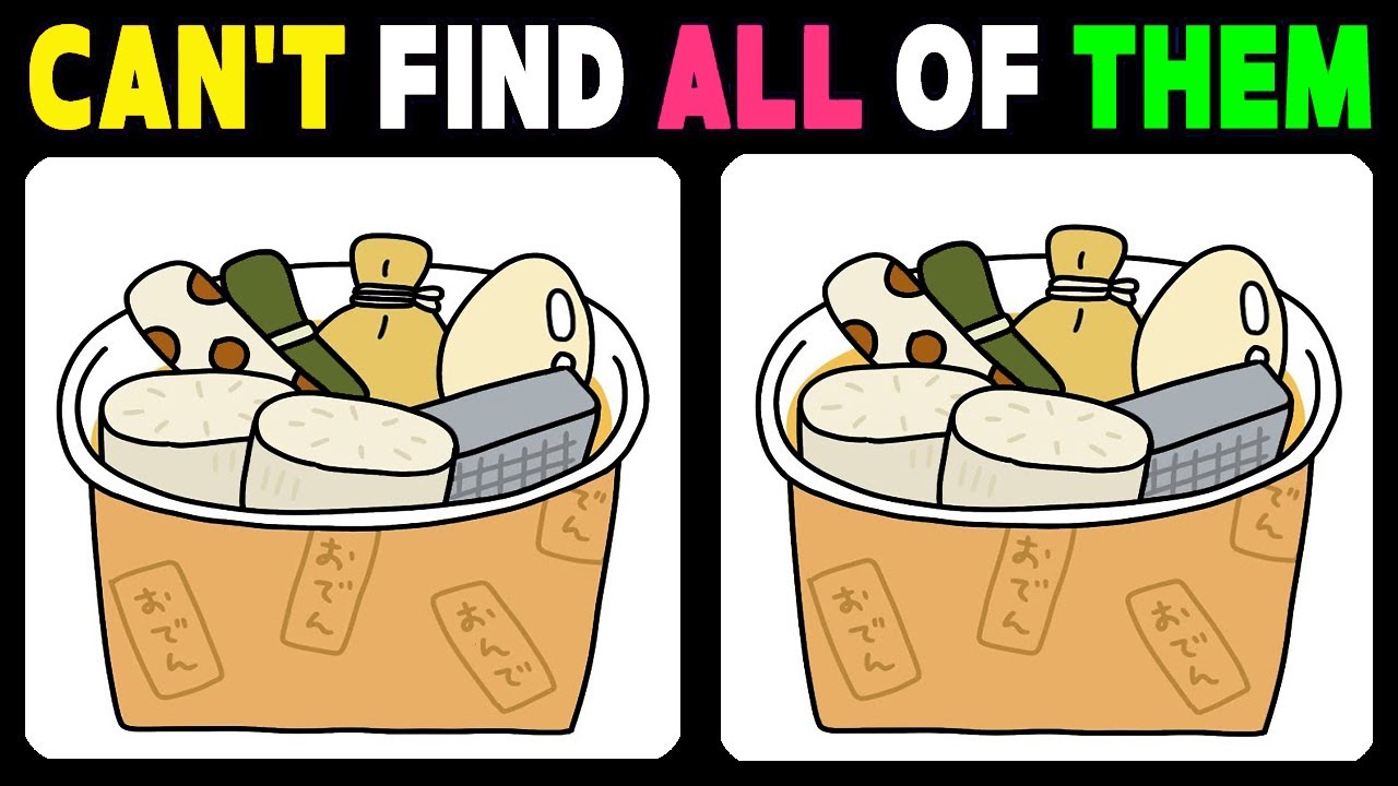 Spot the Difference: Can You Find All The Differences? 【Find the ...