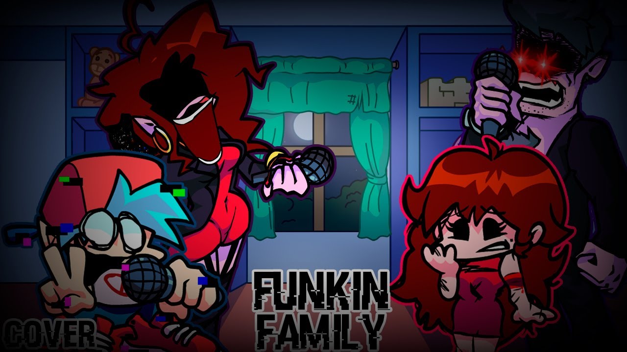 "FUNKIN FAMILY" ROTTEN FAMILY REWAMP BUT IT'S FNF CHARACTERS [FNF COVER ...