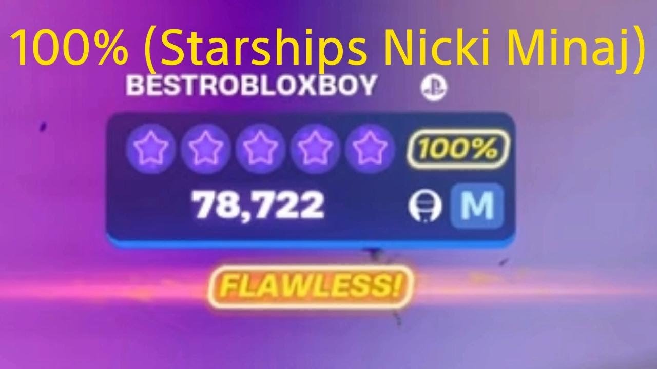 100% Starships Nicki Minaj (Fortnite Festival Medium Mode) - YouTube
