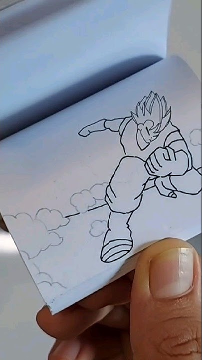 Flipbook Potara Fusion Part 3 #flipbook #dragonball #fusion - YouTube
