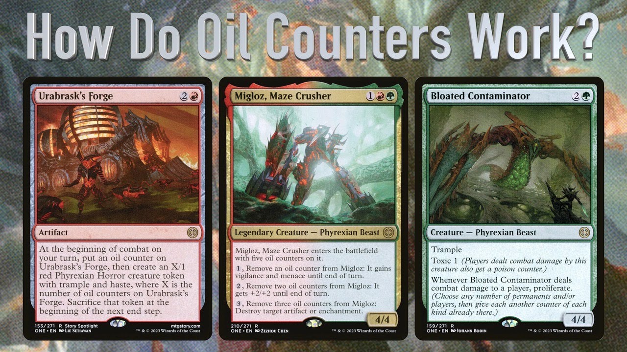 Phyrexian Oil Counters And How They Work - YouTube