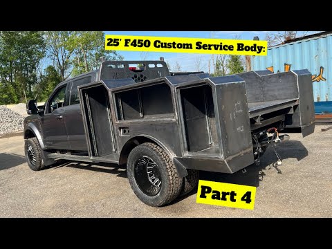 25’ F450 Custom Service Body Build: Part 4 - YouTube