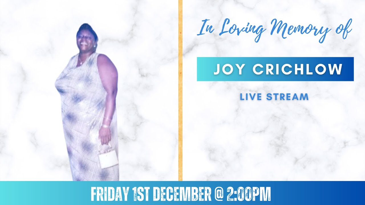 Celebrating the life of Joy Crichlow - YouTube