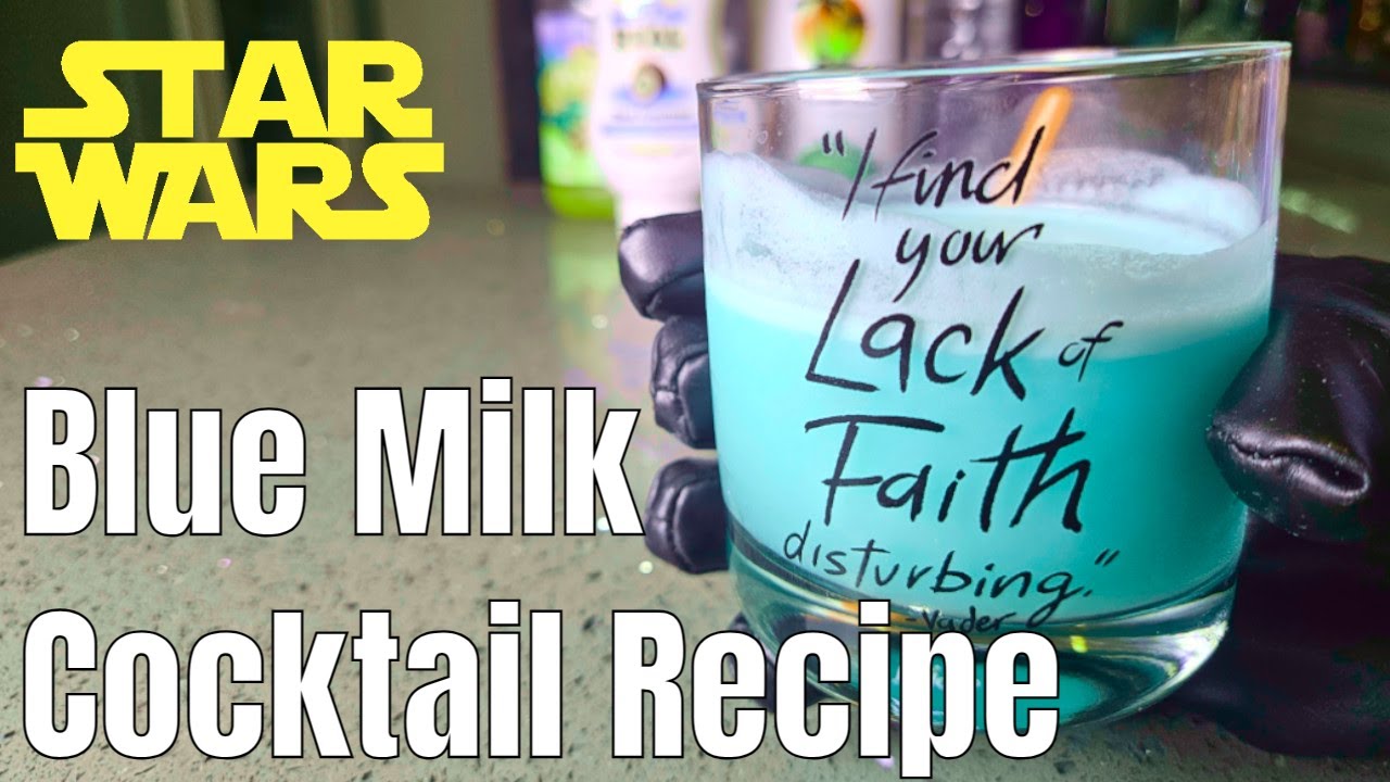 Vader Shows You How To Make A Blue Milk Cocktail | Star Wars Drink ...
