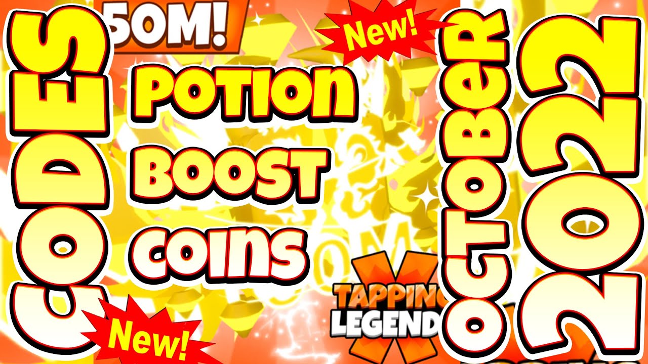 NEW CODES [ 50M EVENT!] ⚡ Tapping Legends X, Roblox GAME, ALL SECRET ...