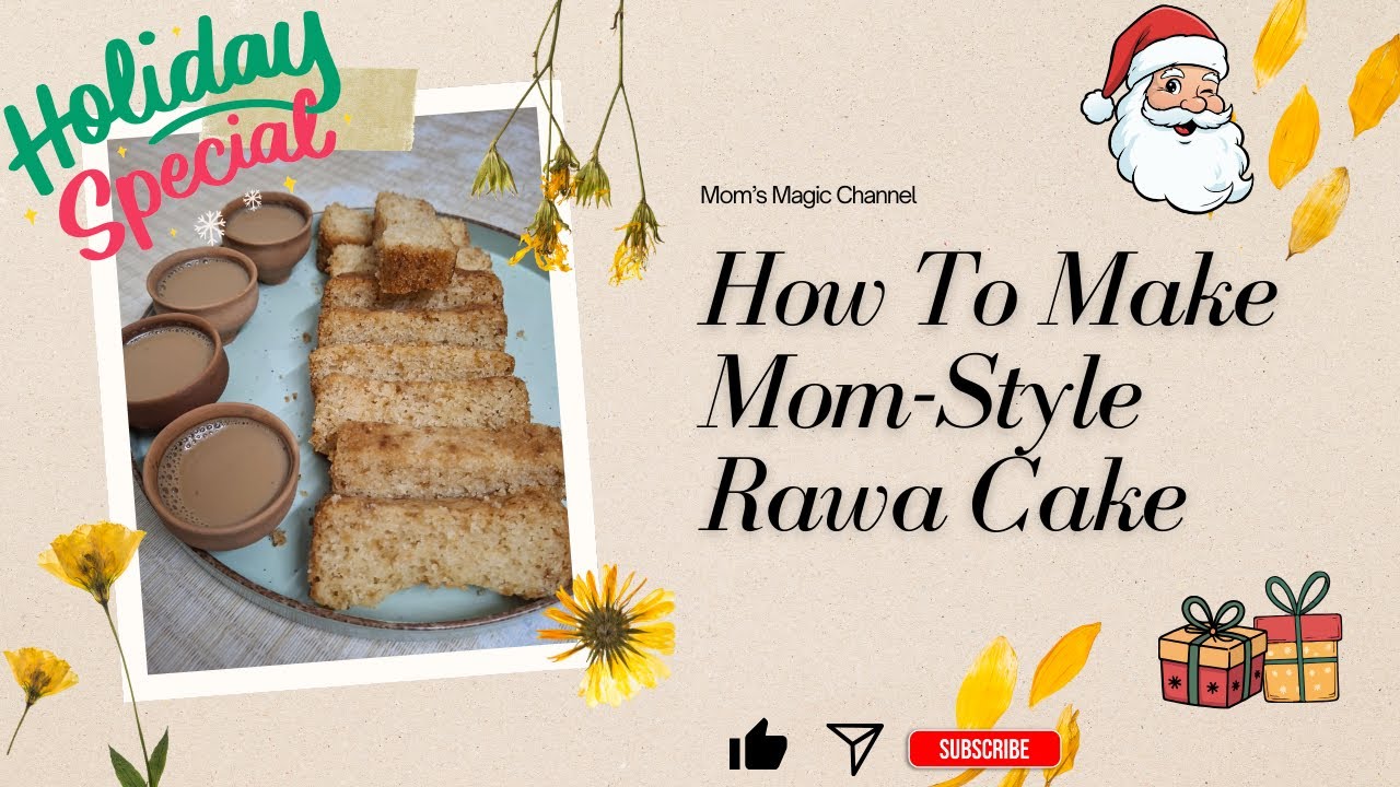 MOM-STYLE RAWA CAKE 🍰 ll SOFT & SPONGY ll QUICK & EASY ll SUTAPA'S ...