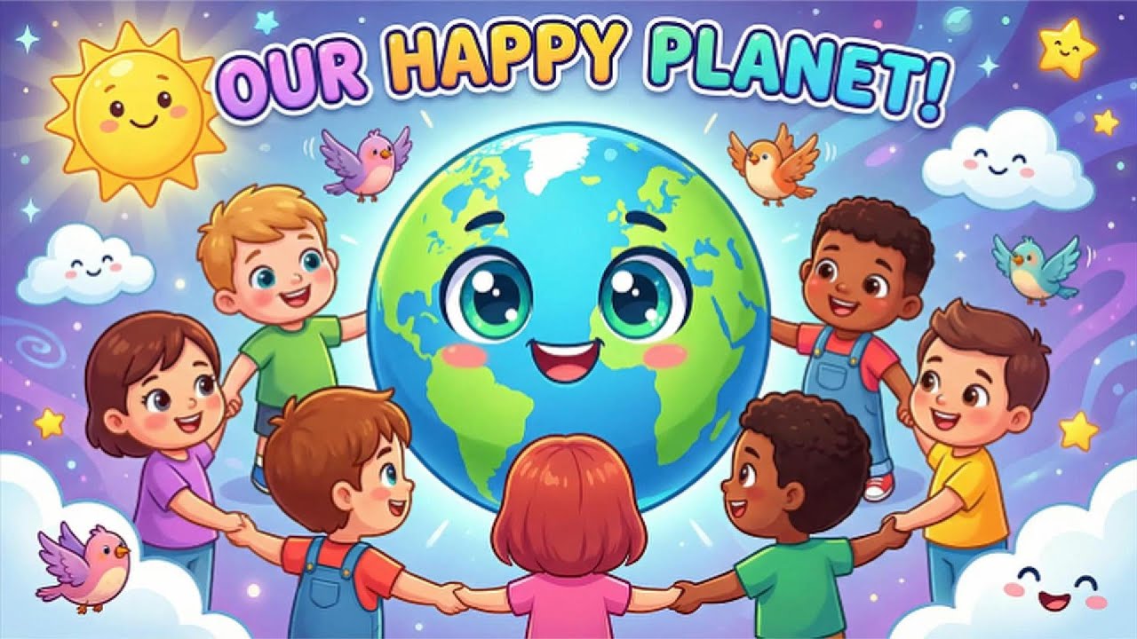 Earth Song for Kids | Educational Planets | Let’s Learn About Earth ...