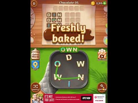 Word Cookies Chocolate 05 Solved! - YouTube