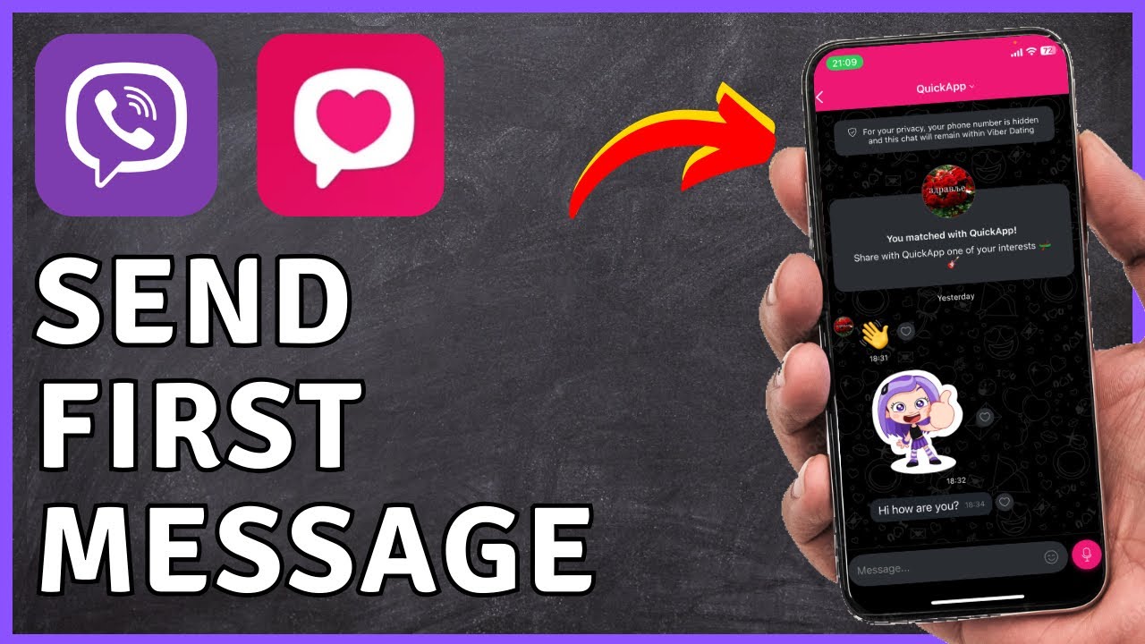How to Send the First Message on Viber Dating | Viber Tutorial - YouTube
