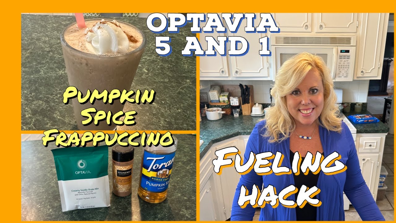 OPTAVIA 5 AND 1 PLAN // FUELING HACK - PUMPKIN SPICE FRAPPUCCINO - YouTube