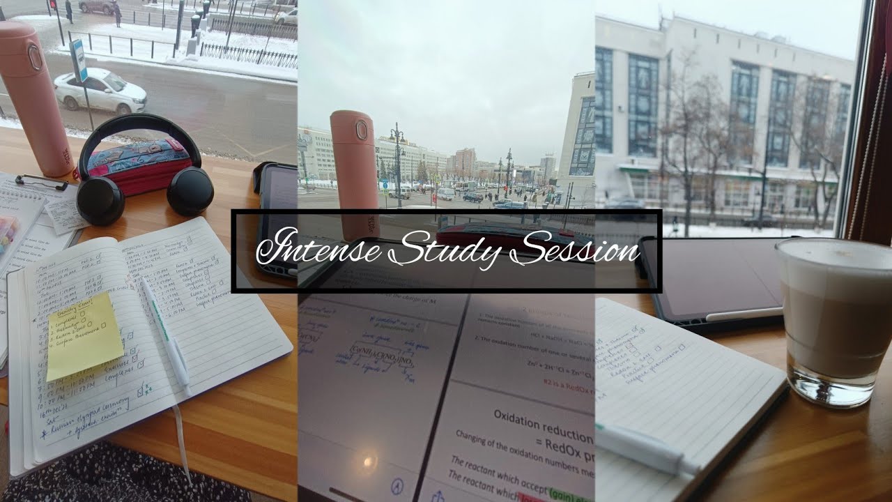 A day in Med Student's Life - Productivity Vlog; Study Time Lapse; Study Café; Exam Preparation ...