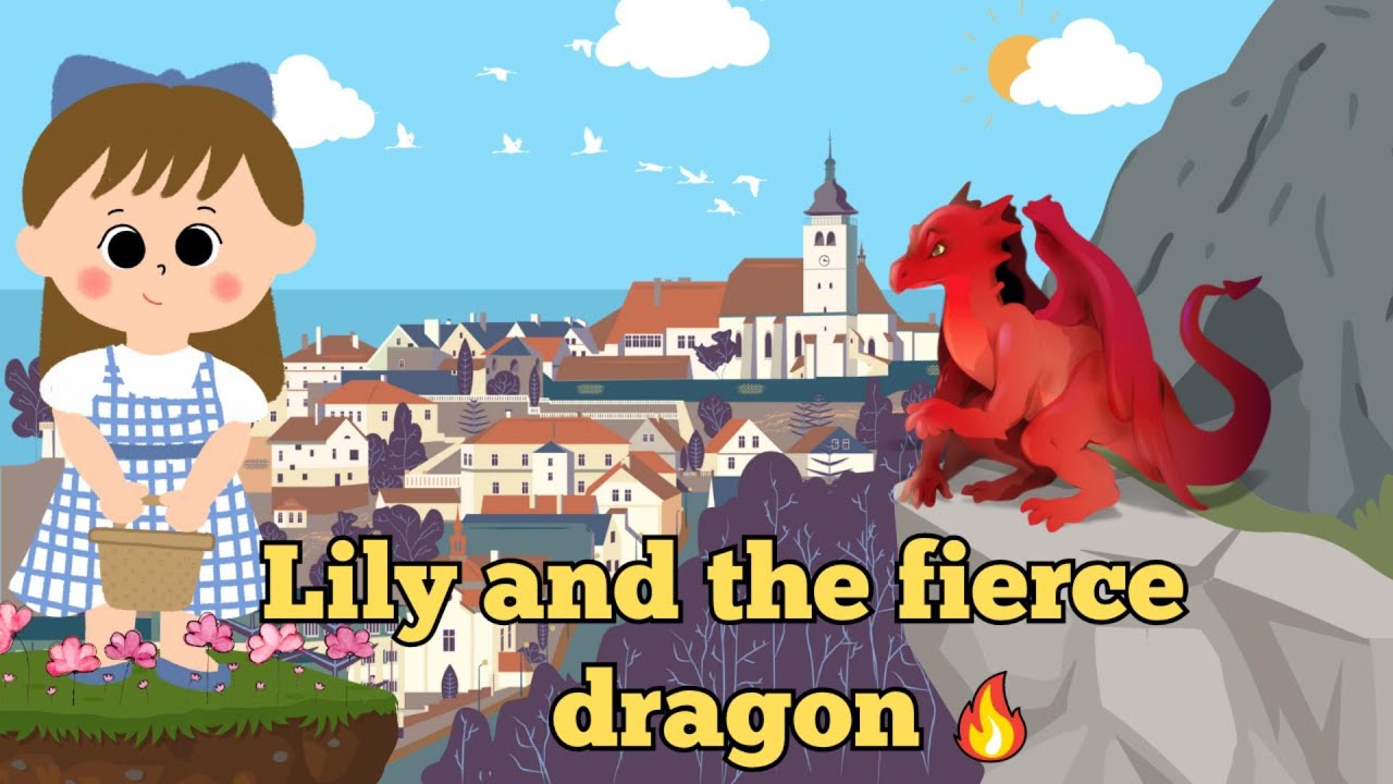 Bedtime stories before bed | Lily and the fierce dragon 🐉| Sleeping ...