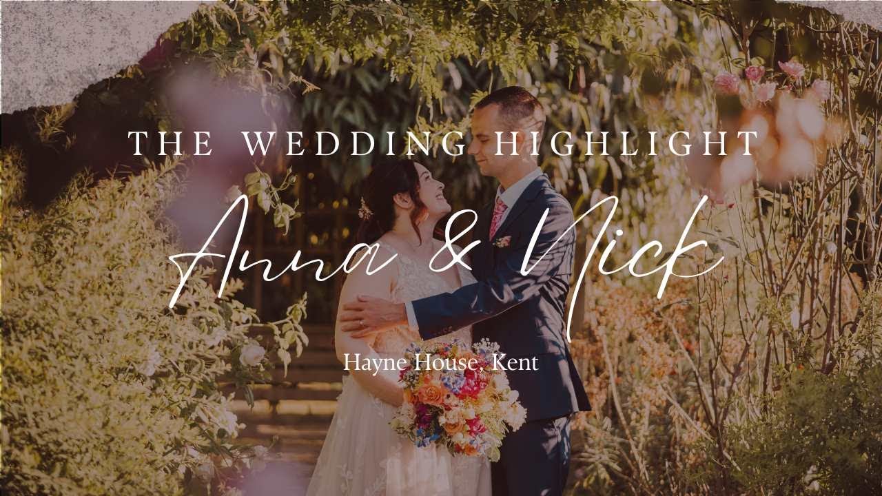 Hayne House Wedding Video - Anna & Nick - YouTube