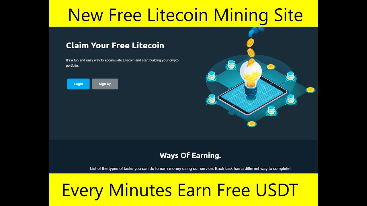 Litecoin Earning website • Litecoin Earning App 2025 • Earn Free 0.1 ...