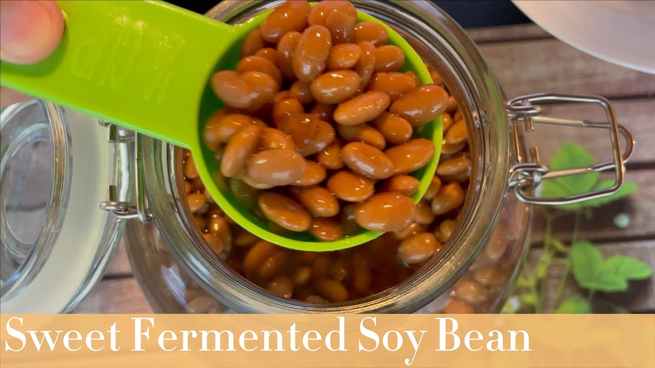 Sweet Fermented Soy Bean| Vlog14 | Rice Porridge Side Dish Tutorial ...