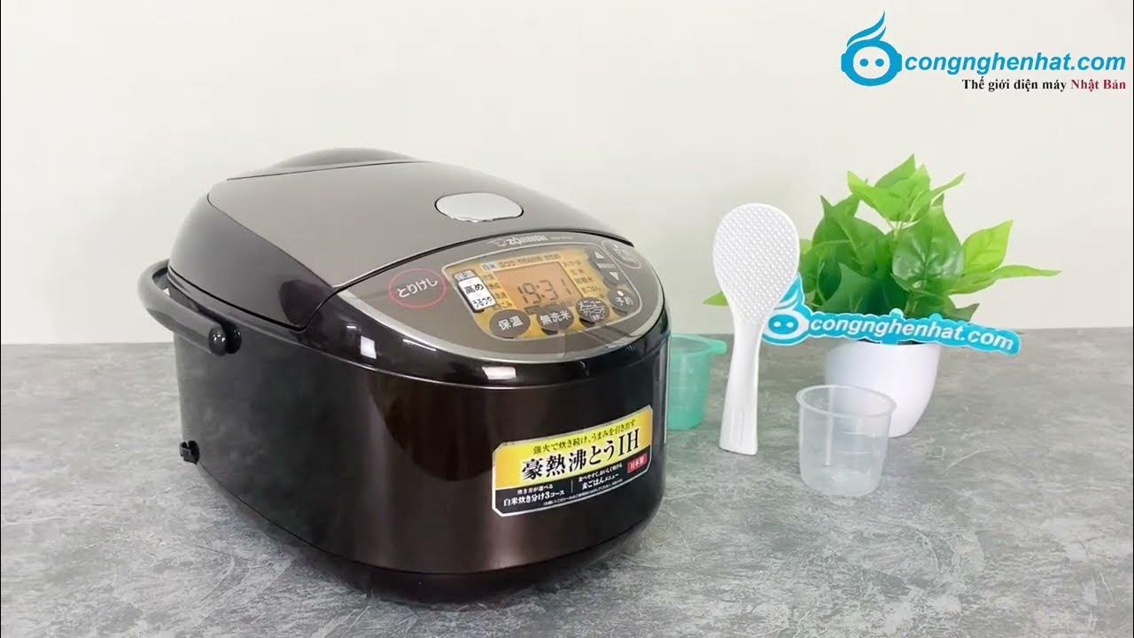 Nồi cơm điện cao tần Zojirushi NW-VH18-TA 1.8L - YouTube