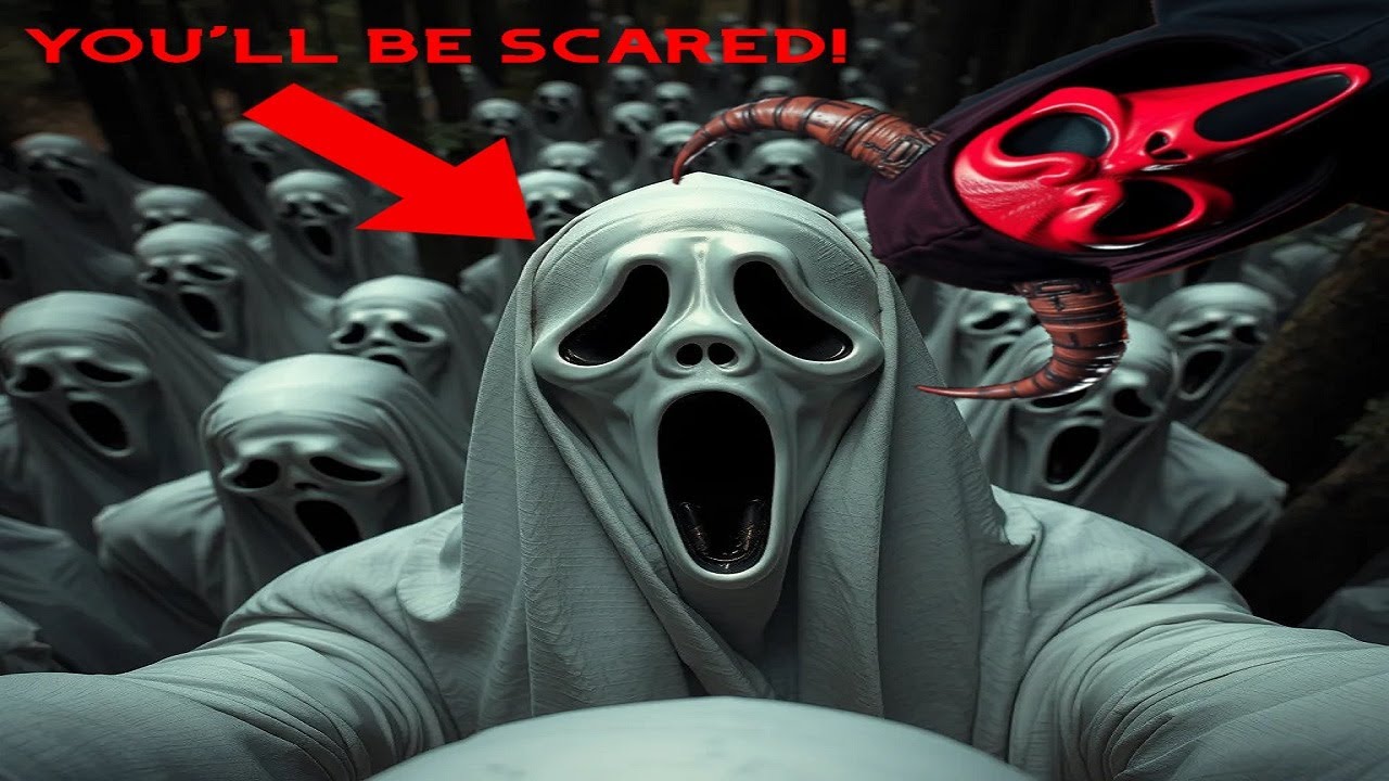 AI generated GHOSTFACE images with animation - YouTube