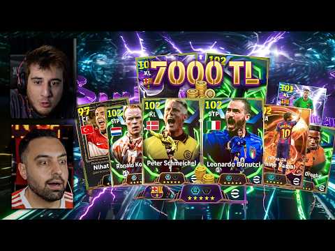 DÜNYADA BİR İLK ! 6 EFSANEYE TEK ATTIK RÜYA KADRO KURDUK ! ÜMİDİ İNANAMADI ! 7000 TL TOP AÇILIMI !