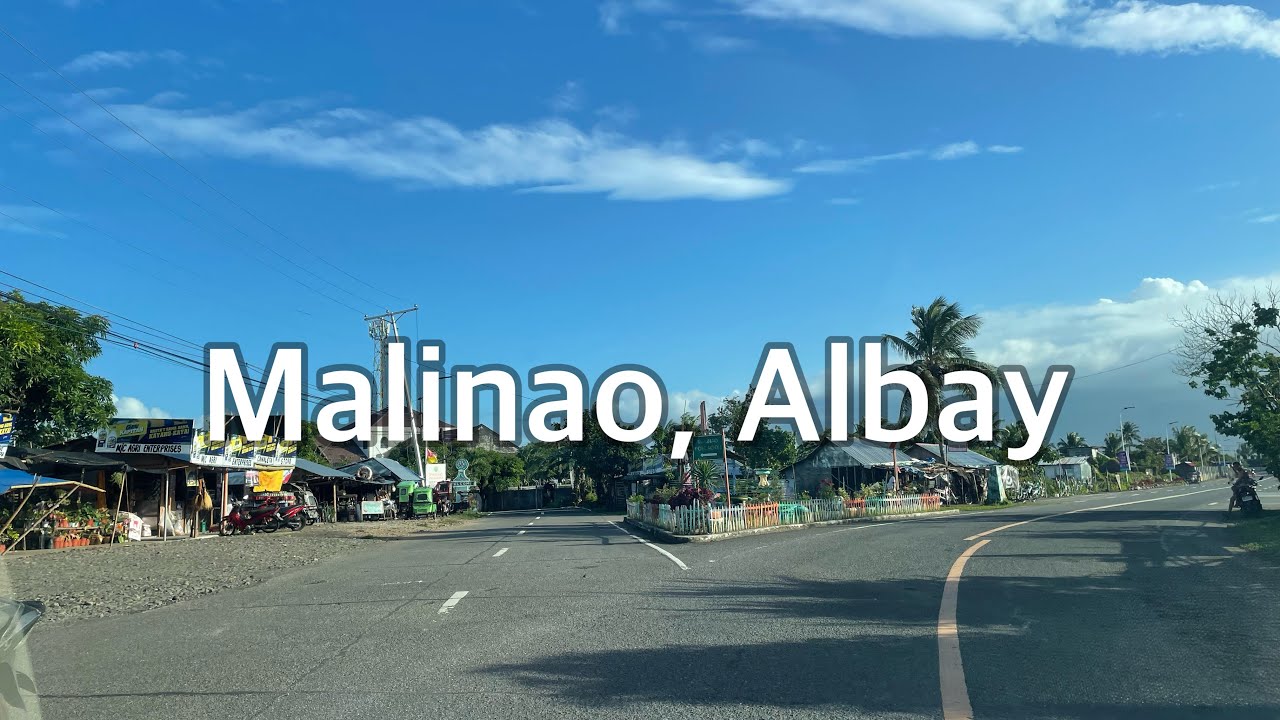 Driving tour: Malinao, Albay - YouTube