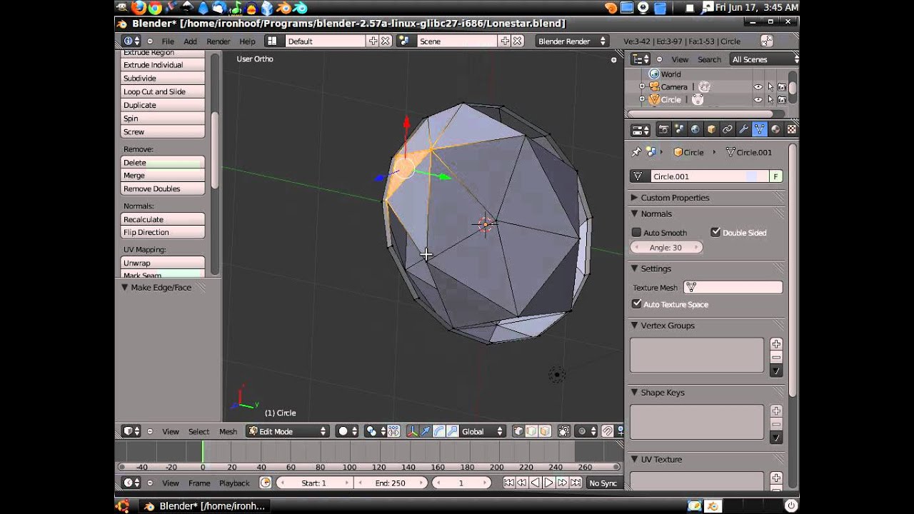 Blender 2.5 Realistic Gemstones (part 5) The Lonestar cut - YouTube