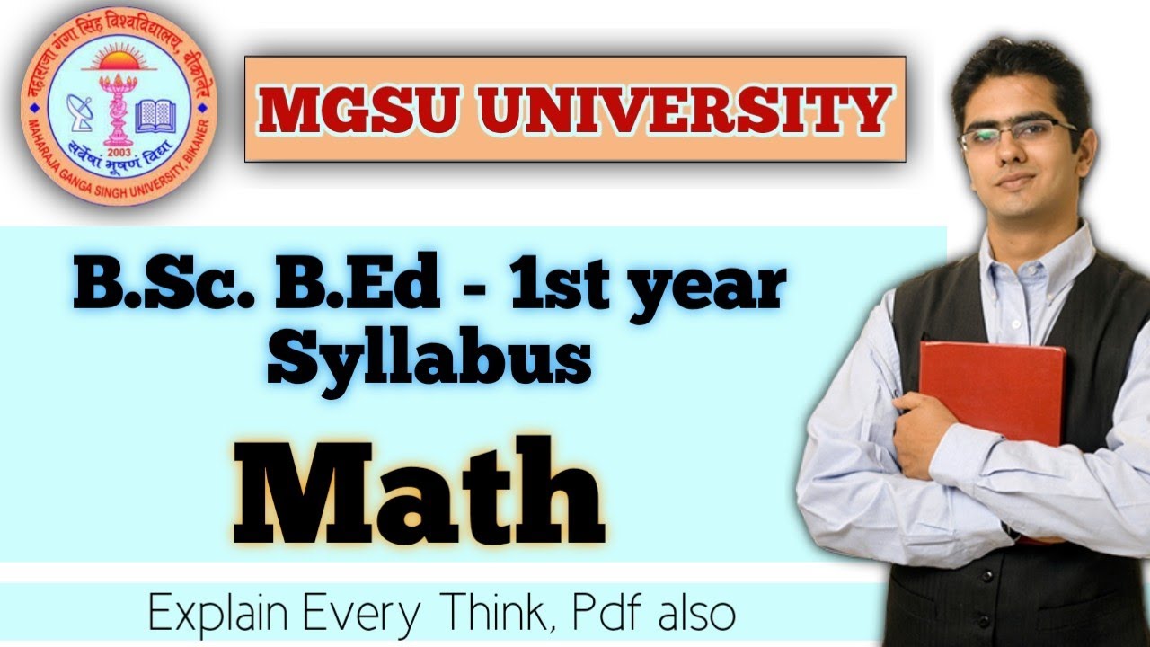 Math Syllabus Bsc Bed 1st Year New Syllabus Full Explain Paper math-syllabus-bsc-bed-1st-year-new-syllabus-full-explain-paper
