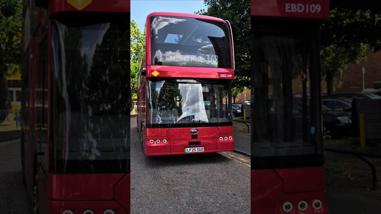 ⚡️ BYD BD11 LONDON BUS 368 AT BARKING /CHADWELL HEATH - YouTube